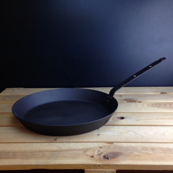 14 36cm Spun Iron Frying Pan